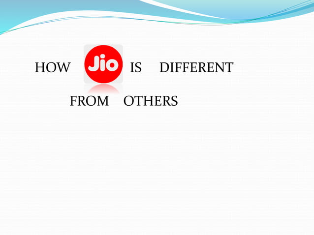 Case Study of JIO | PPTX