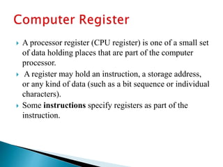 Computer Organization | PPT