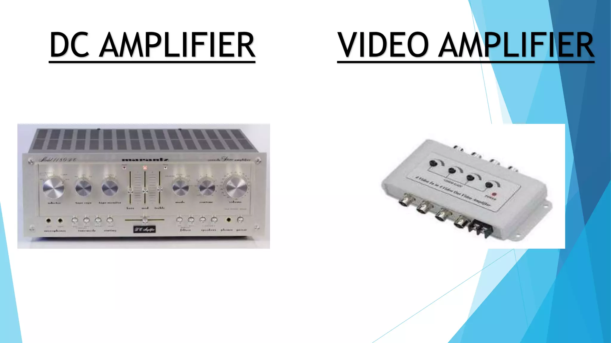 amplifier | PPTX | Digital Audio | Computer Software and Applications