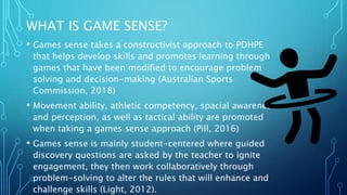 Game Sense | PPT