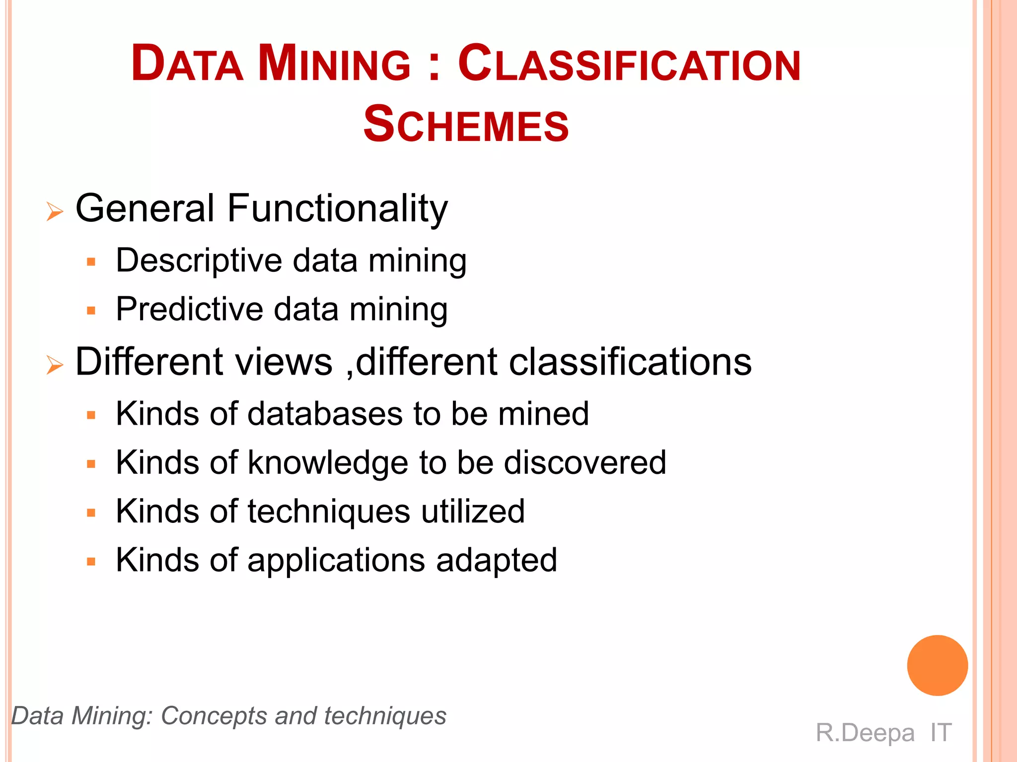 Data Mining : Concepts and Techniques | PPT Data Mining : Concepts and Techniques | PPT