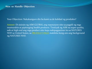 How to Handle Objection / Rejection | PPTX