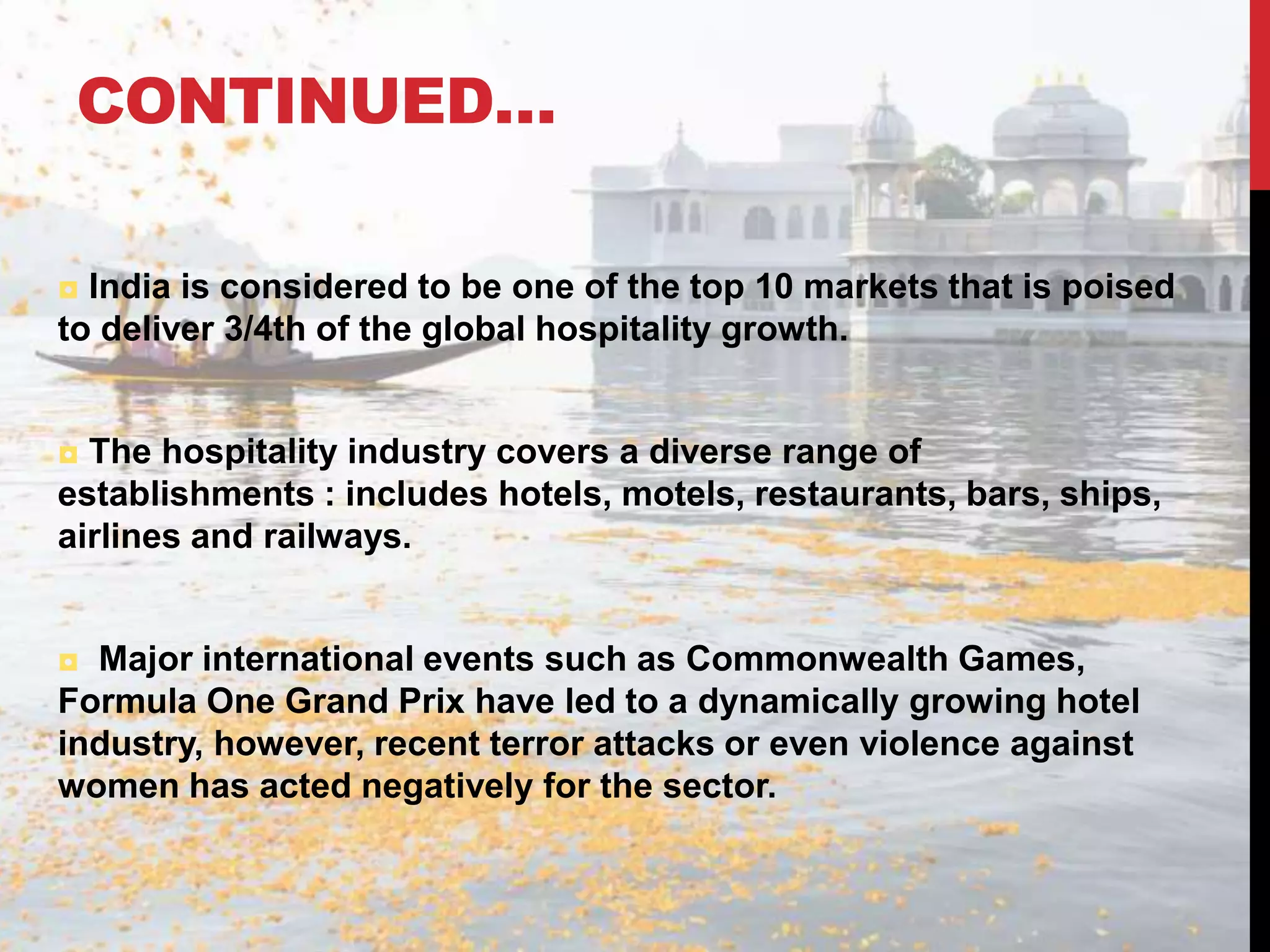 ANALYSIS OF HOTEL INDUSTRY | PPTX