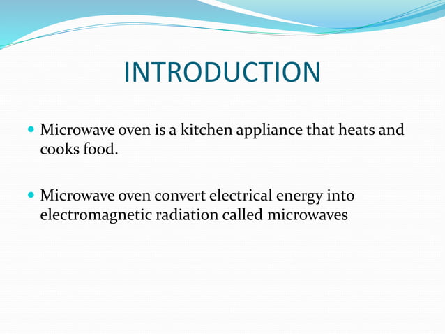 Microwave oven | PPT