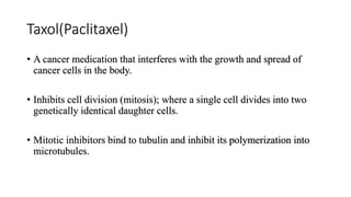 Taxol and Tamoxifen | PPT