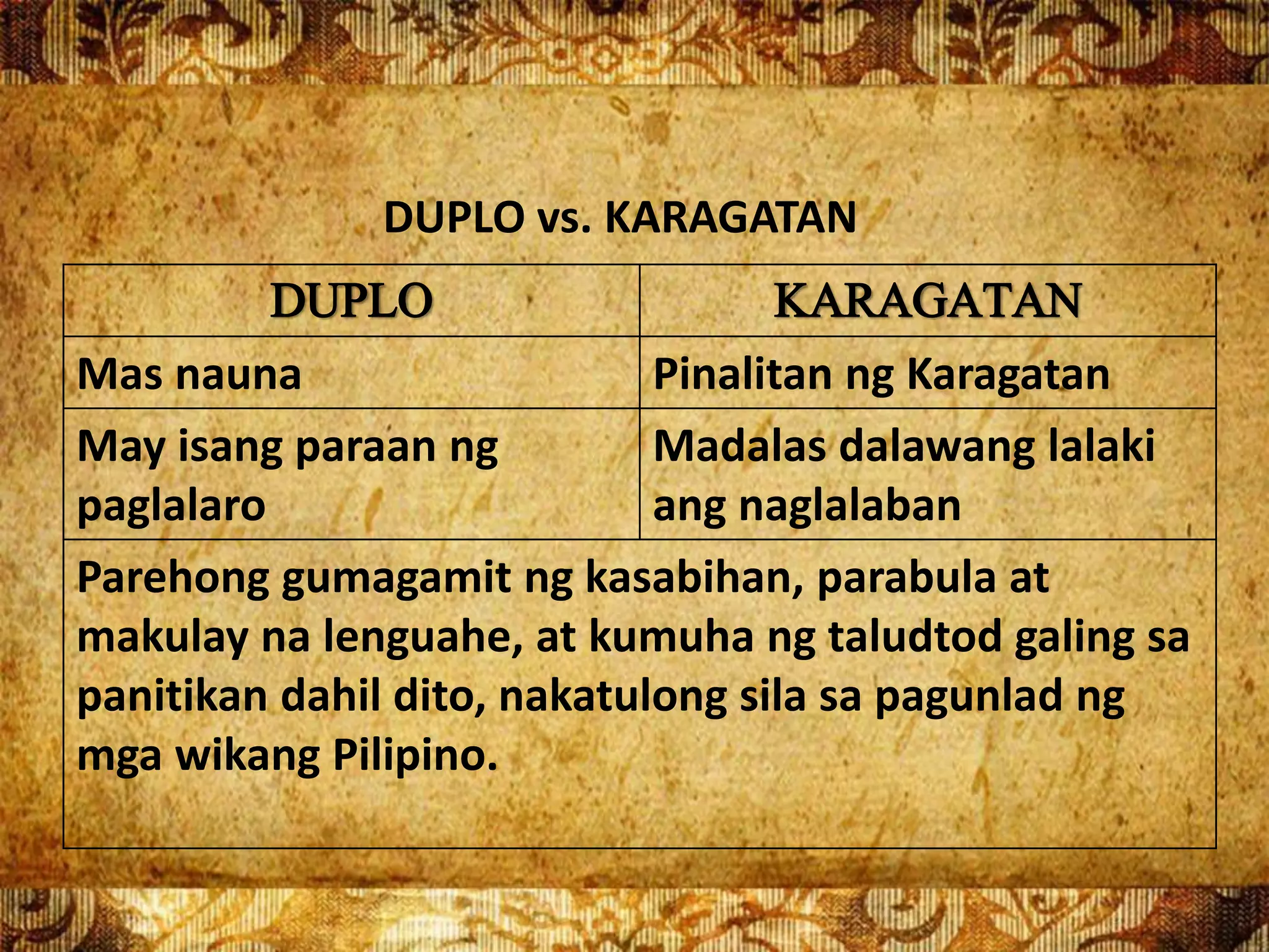 Mga Uri ng Dula | PPTX