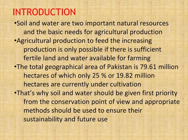 soil moisture conservation techniques | PPTX