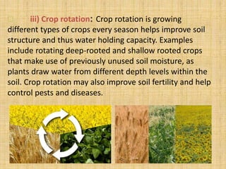 soil moisture conservation techniques | PPTX