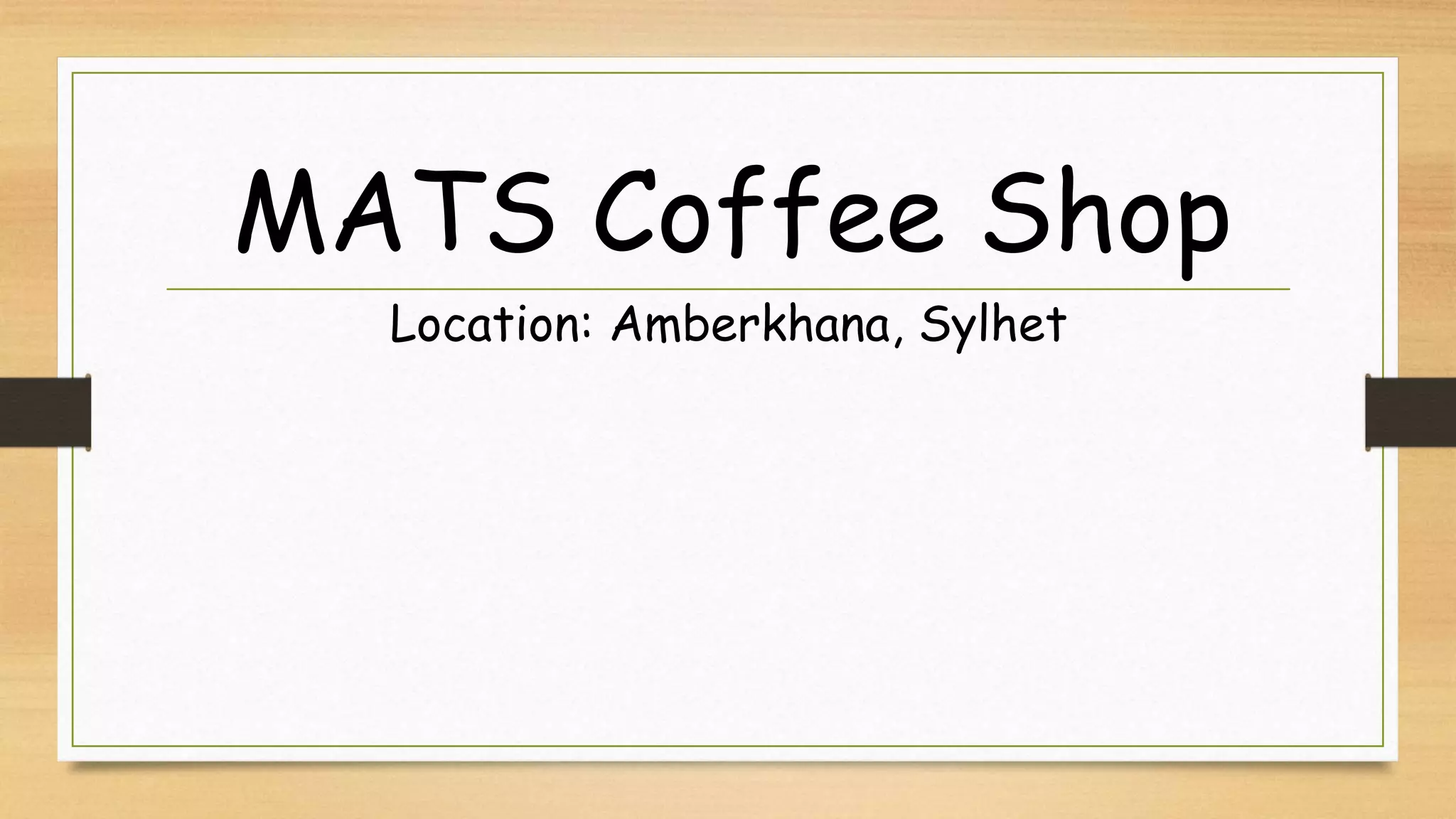 Business Plan (Coffee Shop) presentation | PPTX