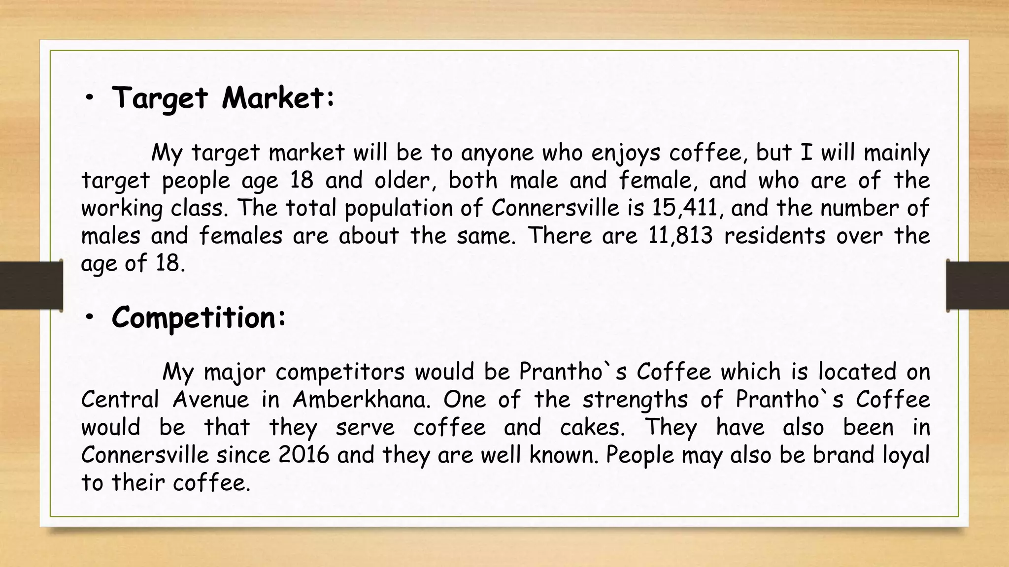 Business Plan (Coffee Shop) presentation | PPTX