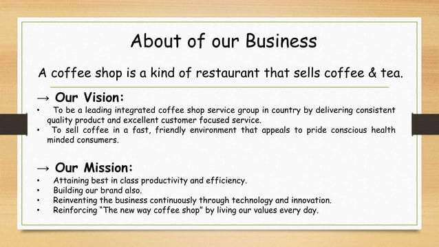 Business Plan (Coffee Shop) presentation | PPTX | Business Accounting ...
