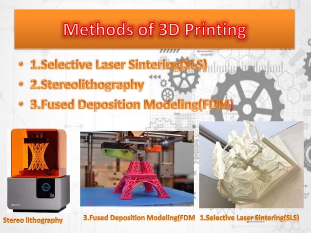 Presentation1.ppt 3 d printing | PPTX | 3-D Graphics | Computer ...