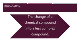 Physical method of drug degradation | PPTX