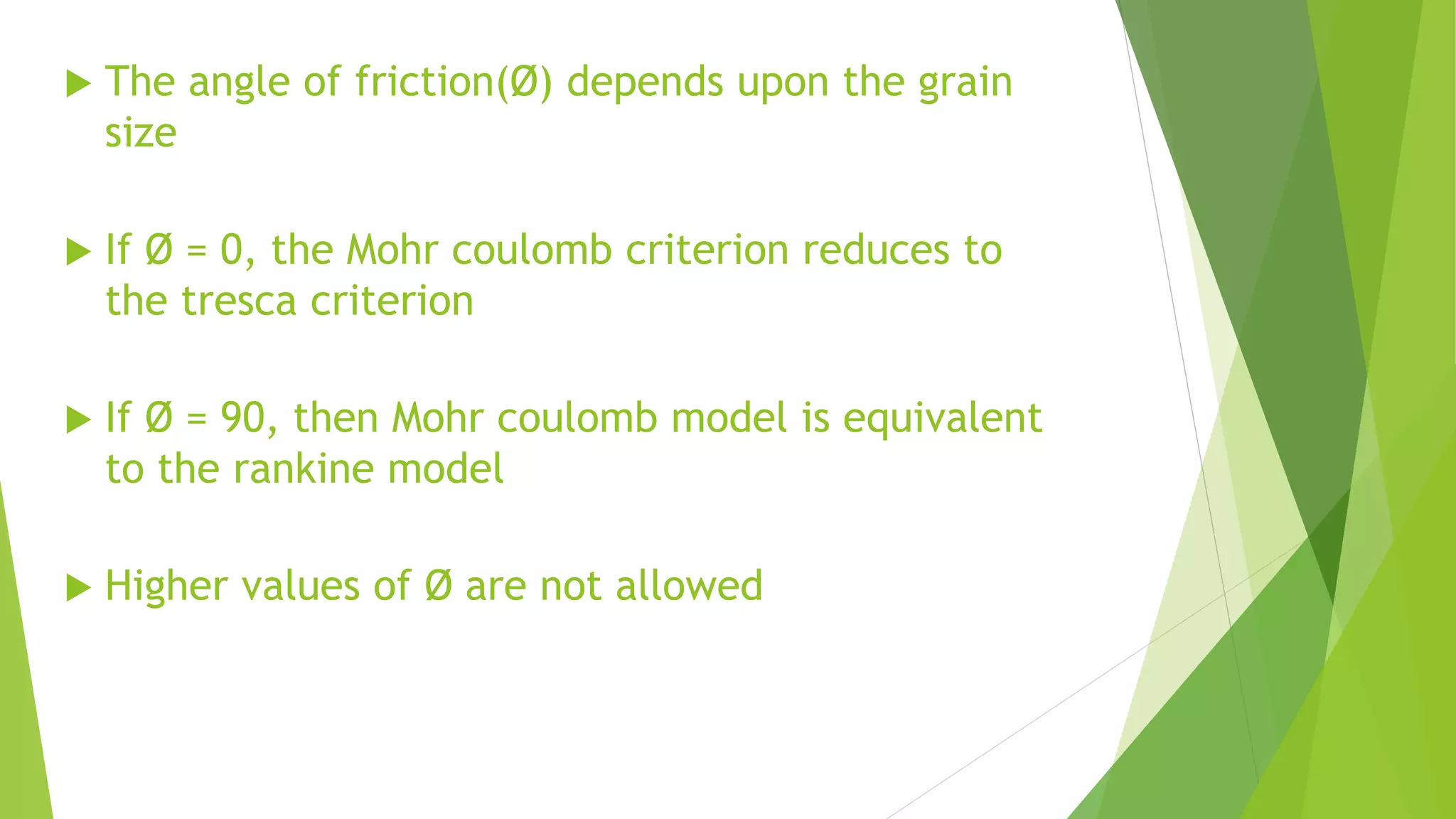 MOHR COULOMB FAILURE CRITERION | PPTX