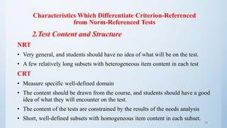 Criterion-referenced approach to language assessment prepared by Shaho ...