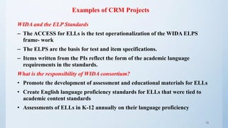 Criterion-referenced approach to language assessment prepared by Shaho ...