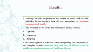 Assessing and Identifying Health Needs: Theories and Frameworks for ...