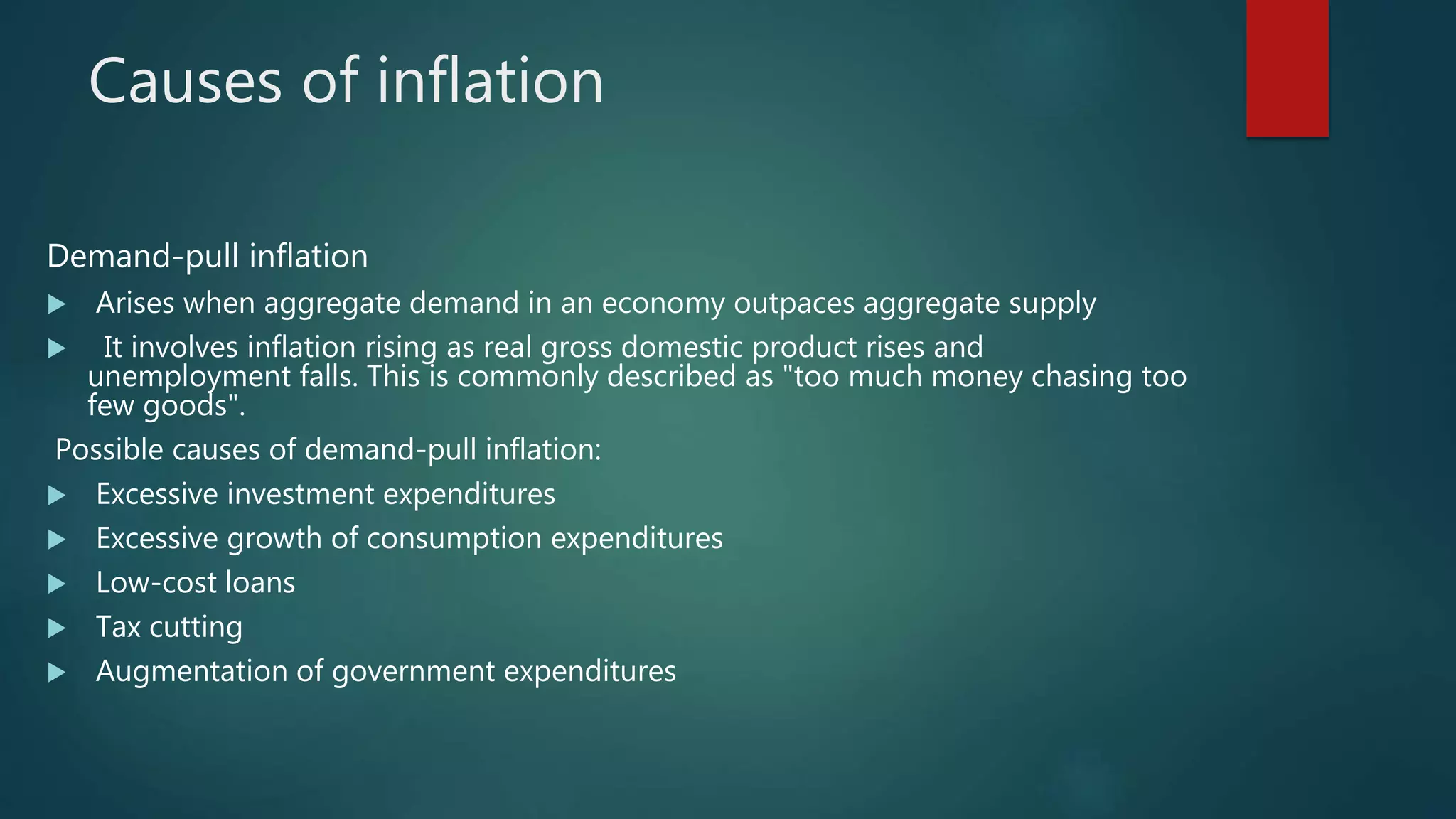types of inflation and inflationary and deflationary gap | PPTX