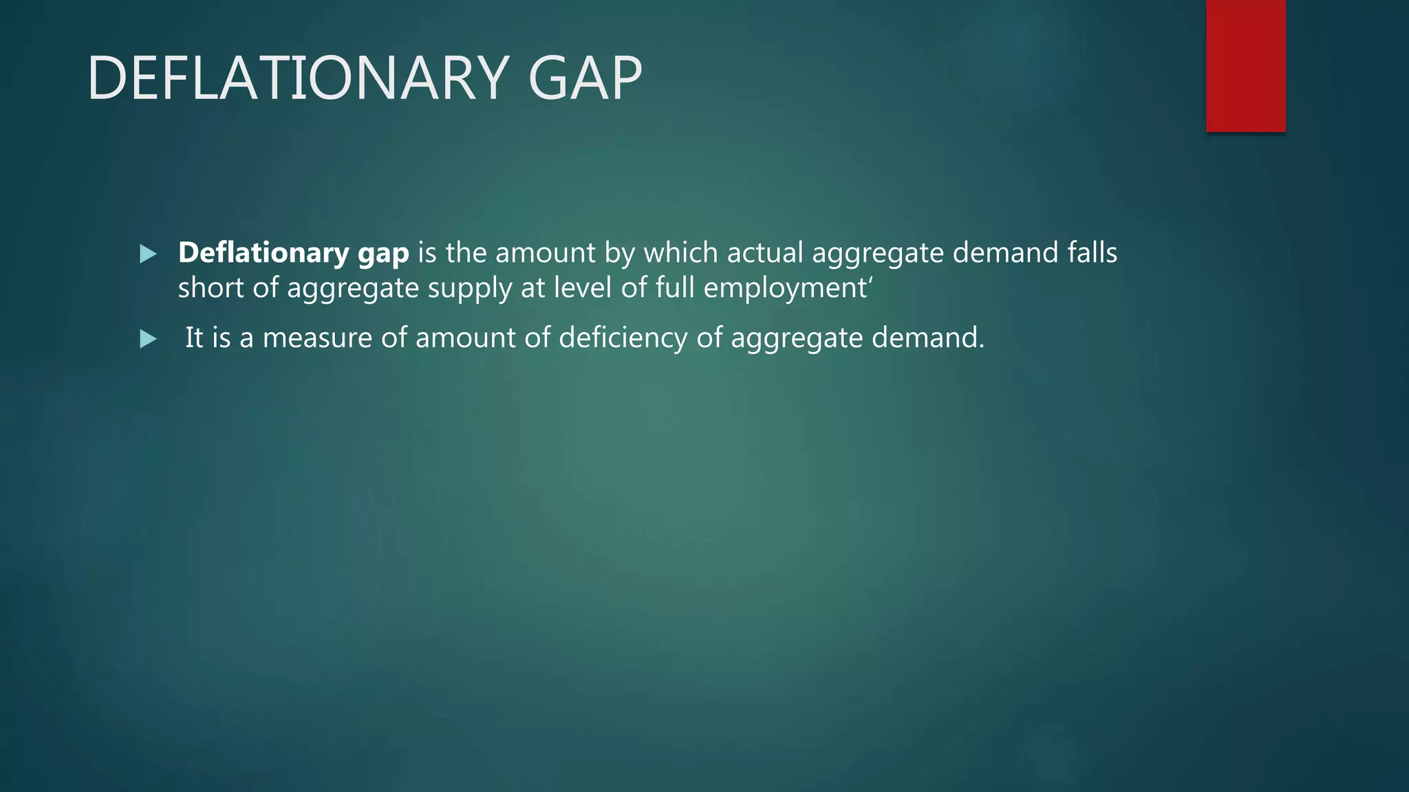 types of inflation and inflationary and deflationary gap | PPTX
