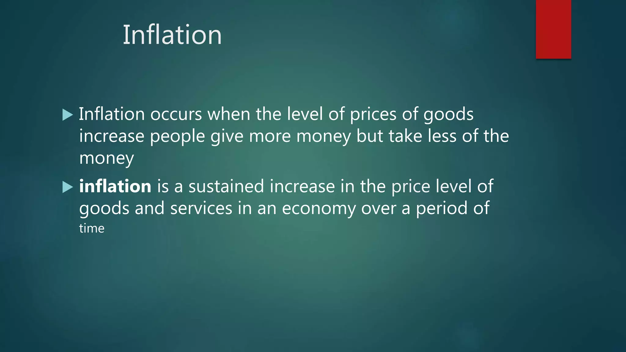 types of inflation and inflationary and deflationary gap | PPTX