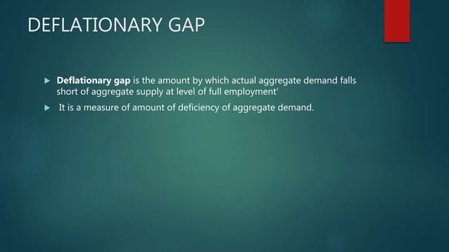 types of inflation and inflationary and deflationary gap | PPTX