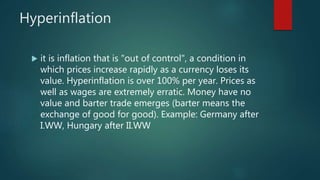 types of inflation and inflationary and deflationary gap | PPTX