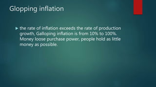 types of inflation and inflationary and deflationary gap | PPTX