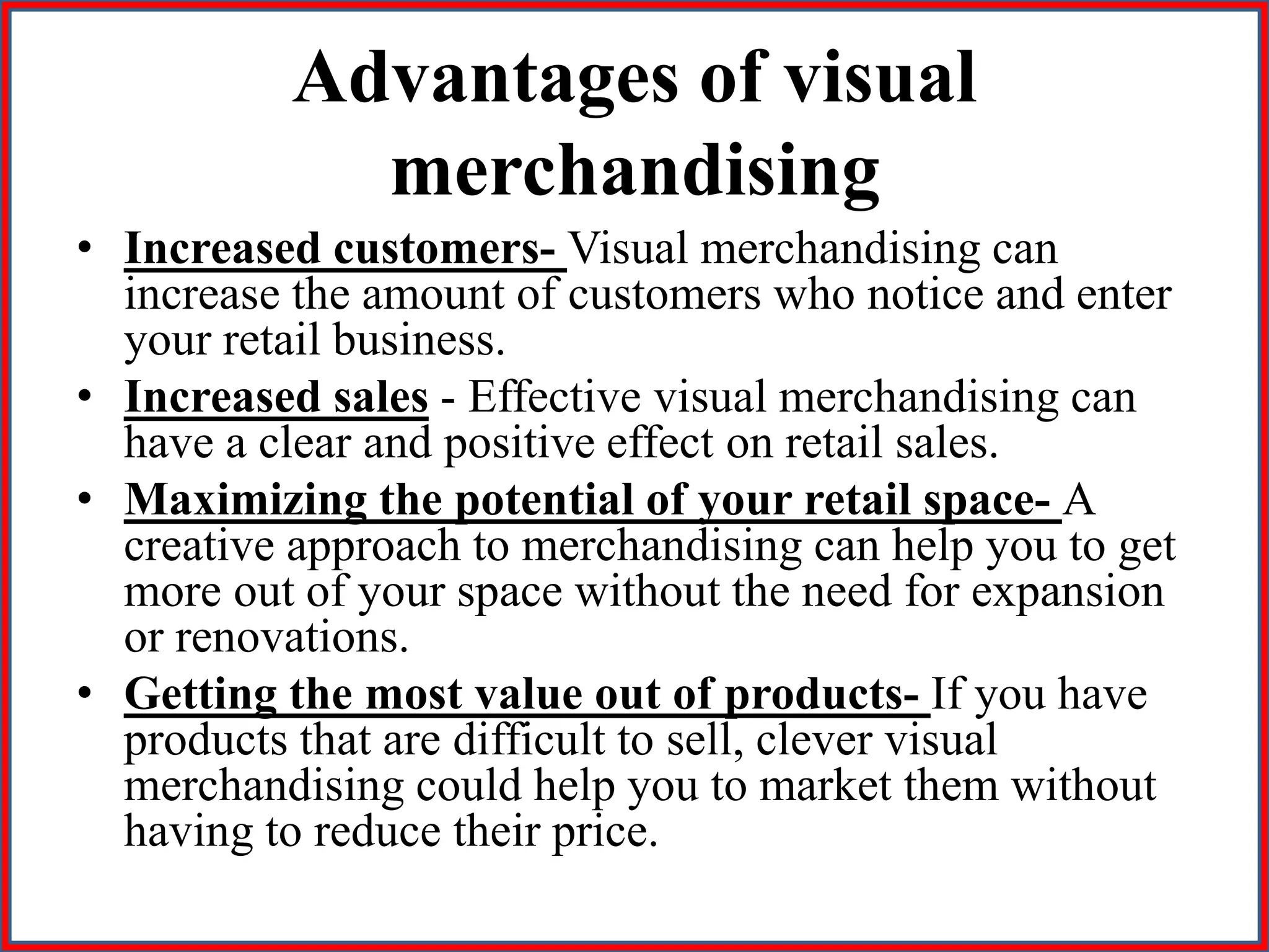Visual Merchandising | PPTX