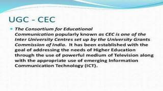 UGC CEC POWER POINT | PPTX