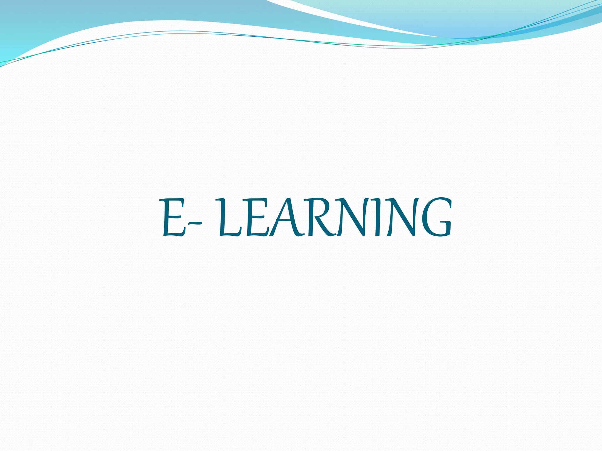 E-Learning | PPT