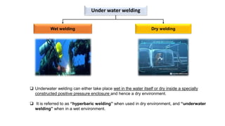 under water welding | PPTX