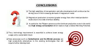 extraction of magnesium | PPTX