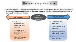 extraction of magnesium | PPTX