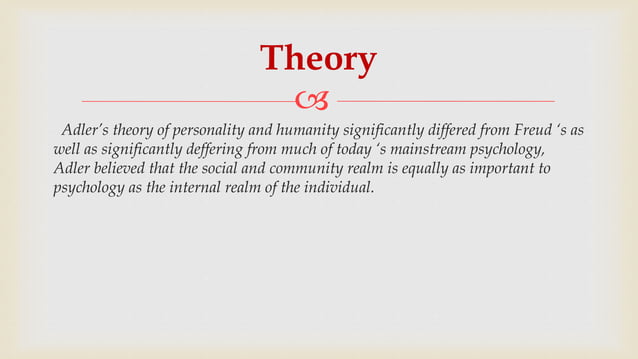 Adler theory by Devvrat Sharma | PPT