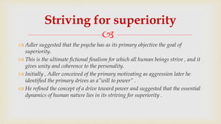 Adler theory by Devvrat Sharma | PPTX