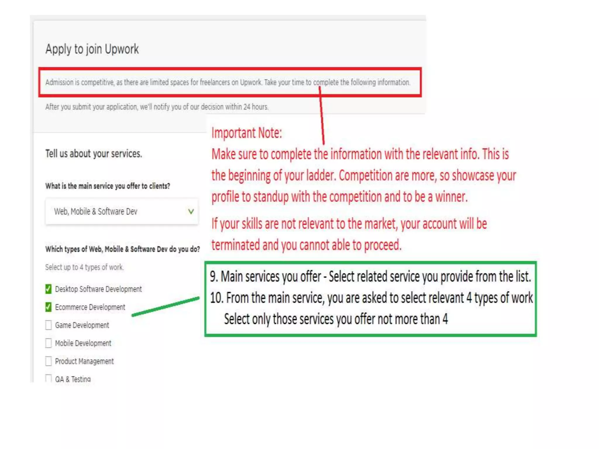 How to setup Upwork Profile | PPTX