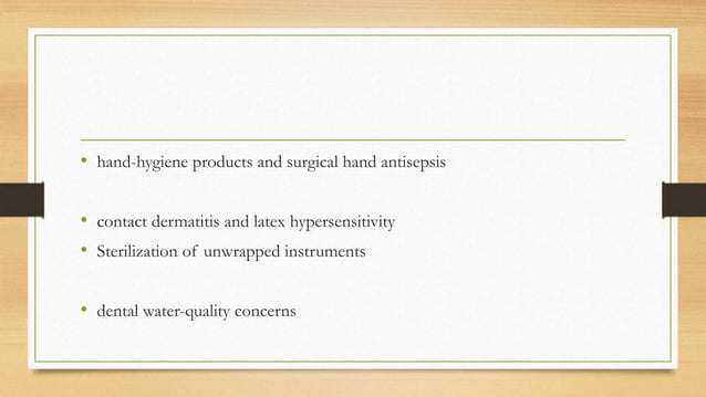 infection control in dentistry | PPTX | Infectious Diseases | Diseases ...