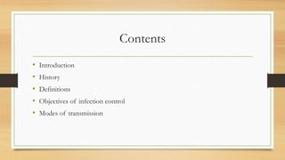 infection control in dentistry | PPTX