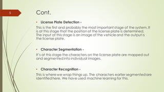 License Plate Recognition System using Python and OpenCV | PDF