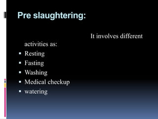 Halal Meat Slaughtering | PPTX