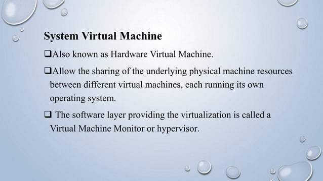 Virtual Machine Concept | PPTX