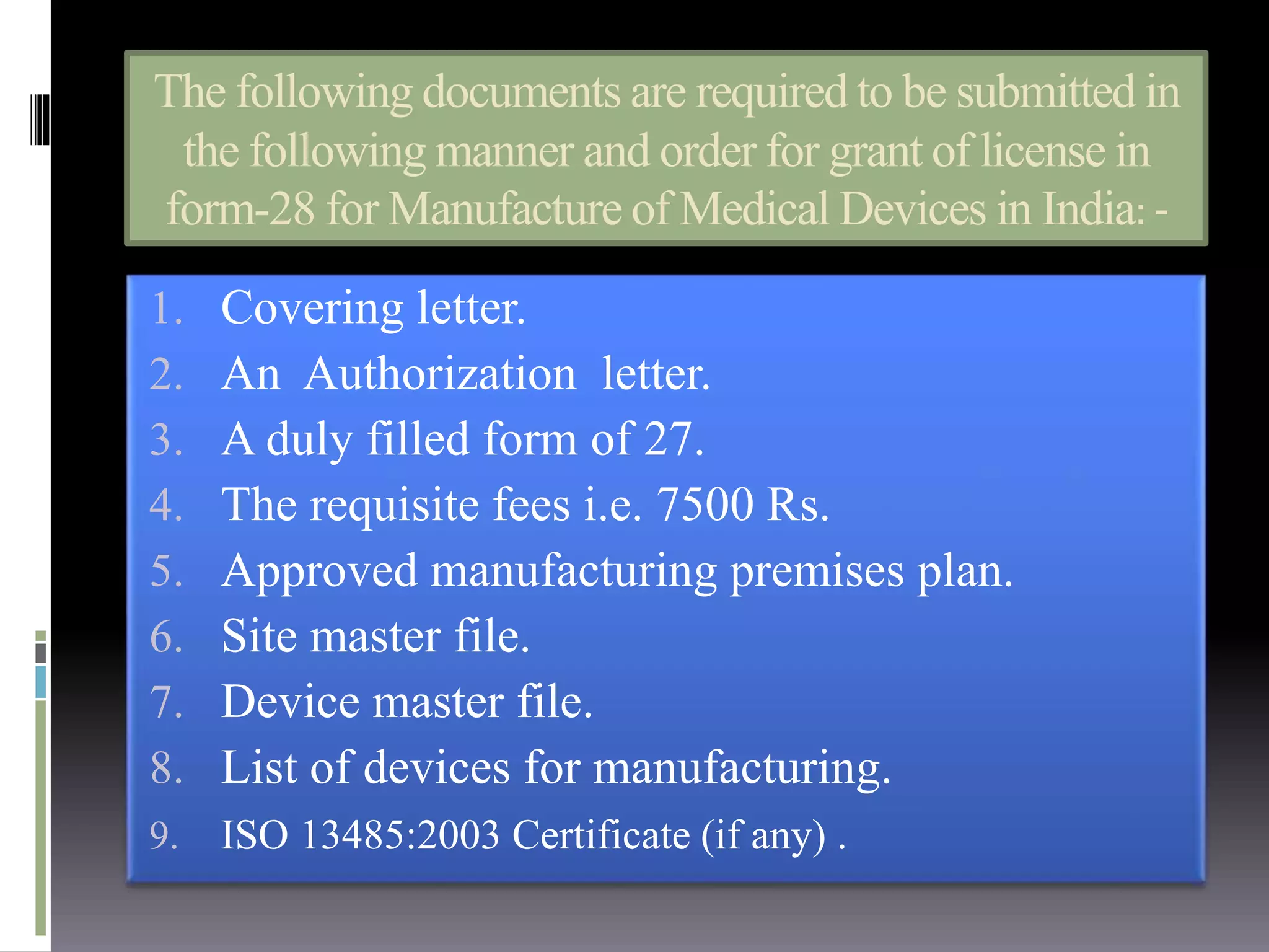 regulatory requirnment and approval procedure for drugs and cosmetics ...