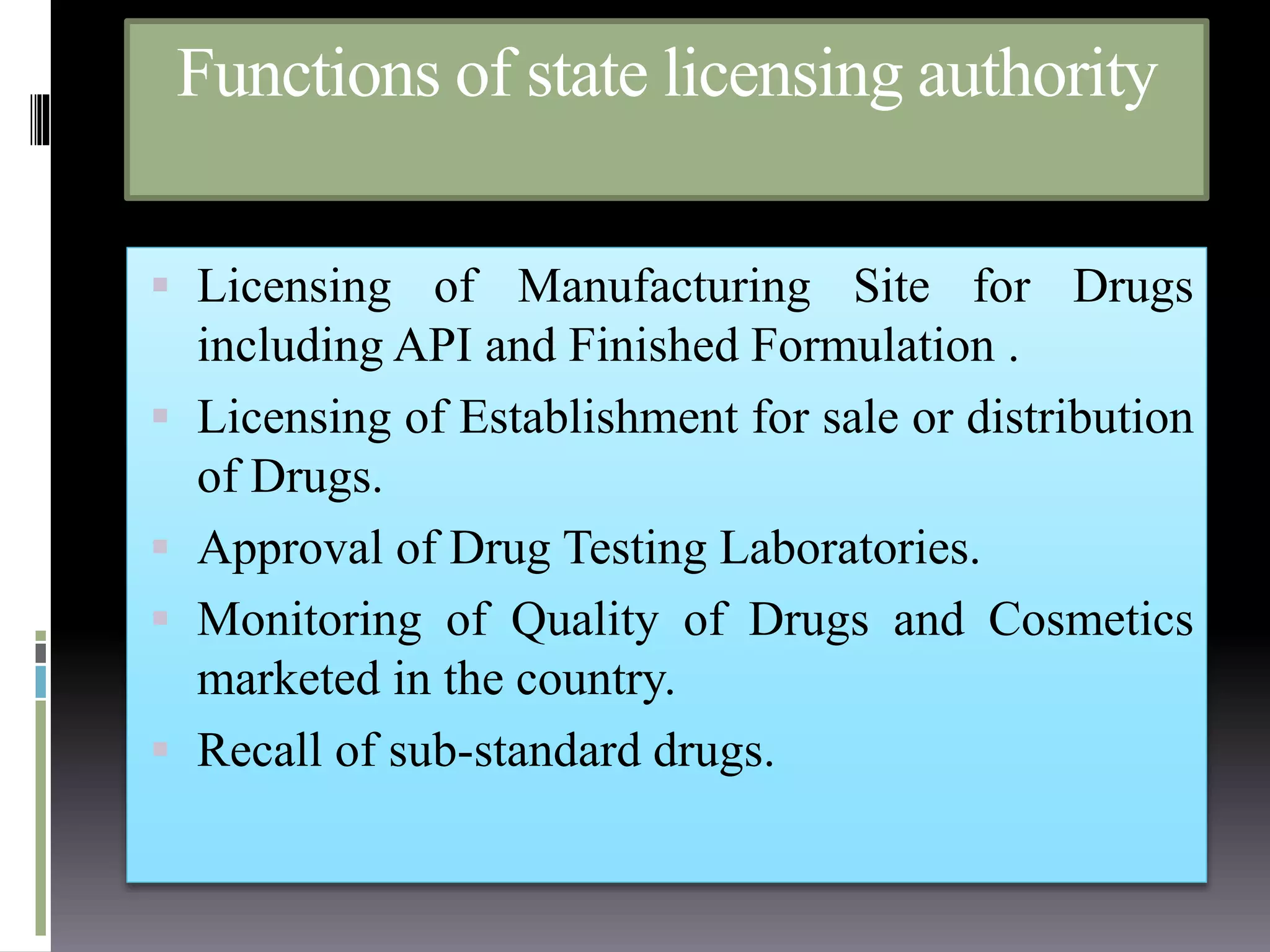 regulatory requirnment and approval procedure for drugs and cosmetics ...