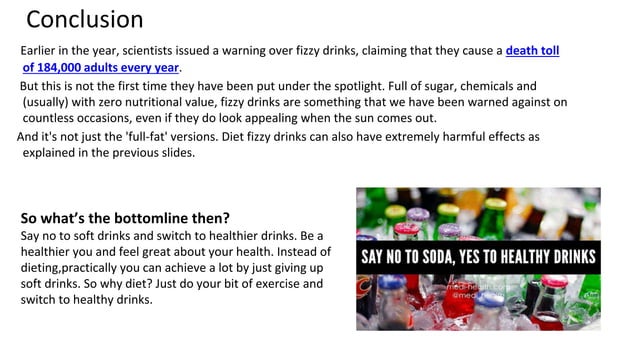 soft drinks disadvantages | PPTX | Endocrine and Metabolic Diseases | Diseases and Conditions