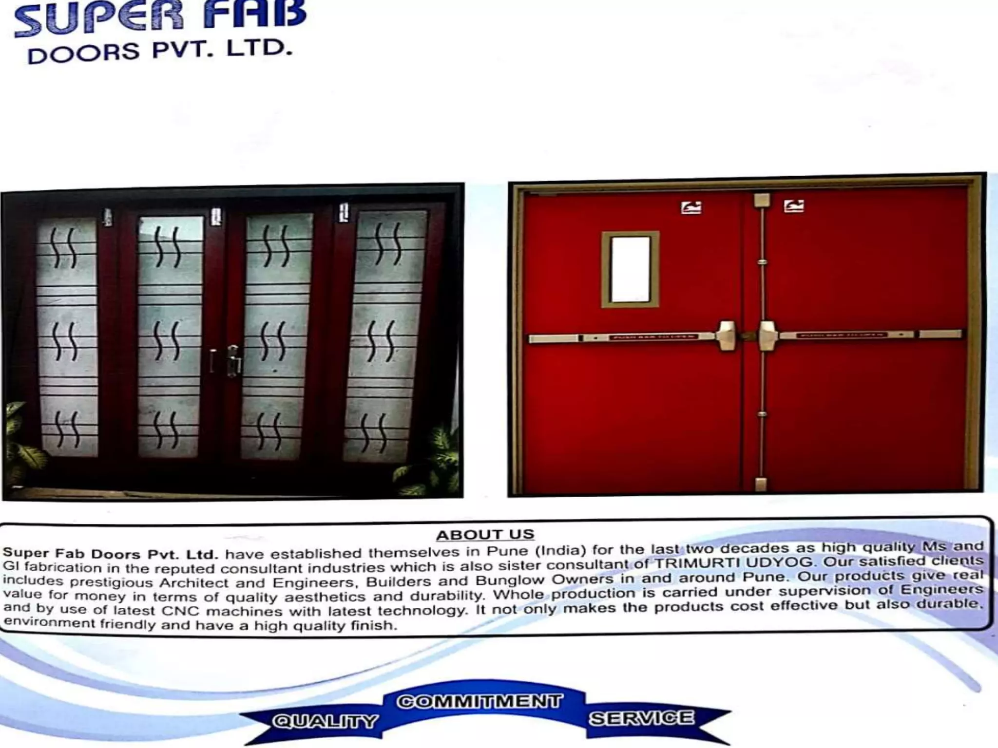 Super Fab Doors Pvt. Ltd. | PPTX