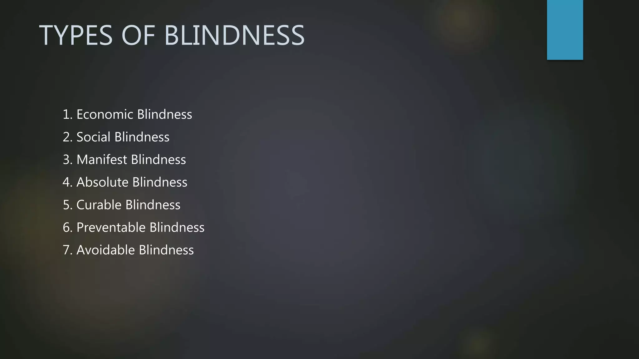 National Programme for Control of Blindness | PPTX