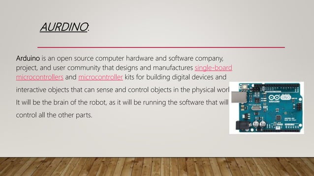 Bluetooth Controlled Robot Using Arduino Uno And Hc 05 Ppt