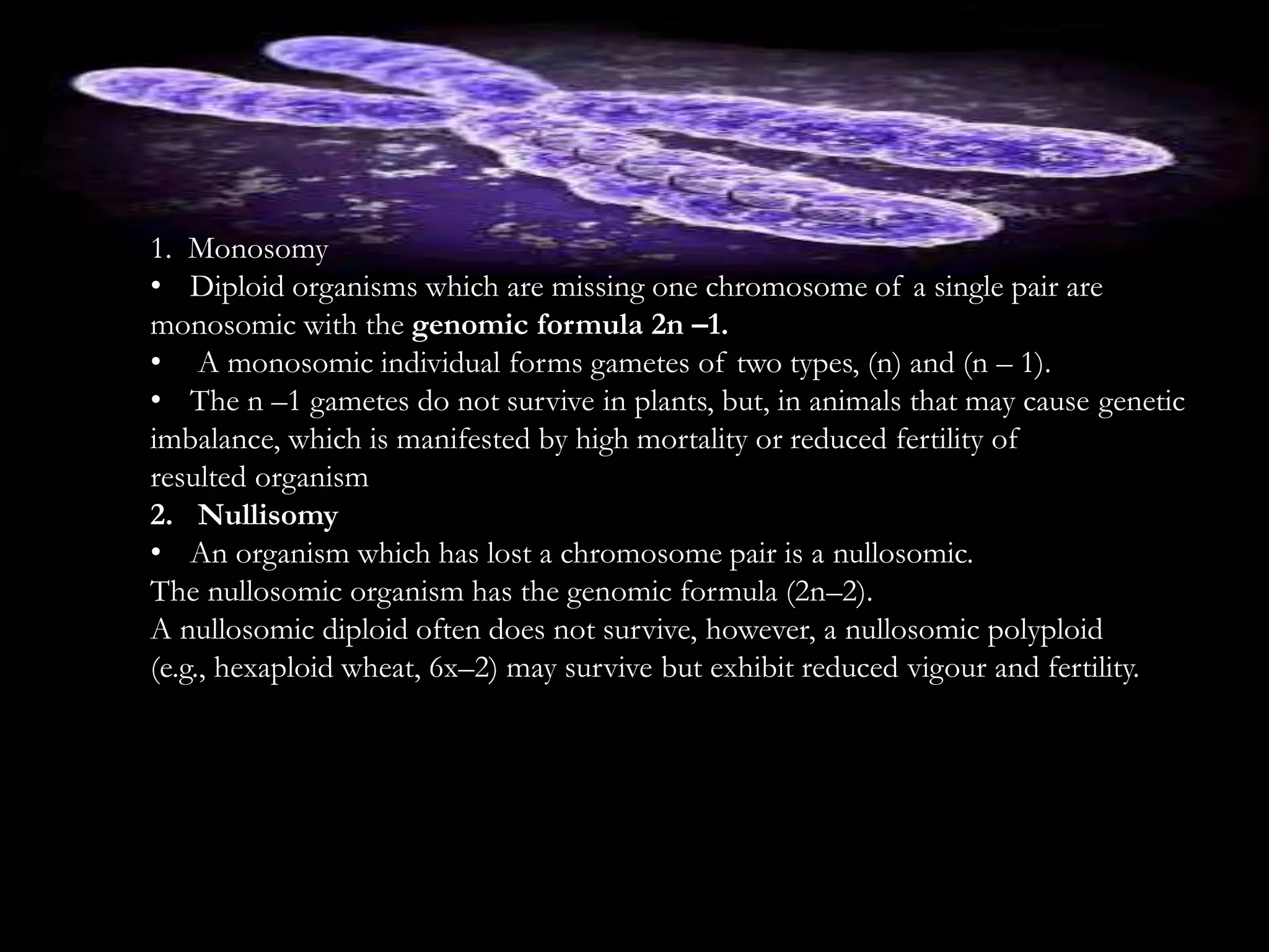 Chromosomal aberrations or mutations | PPTX