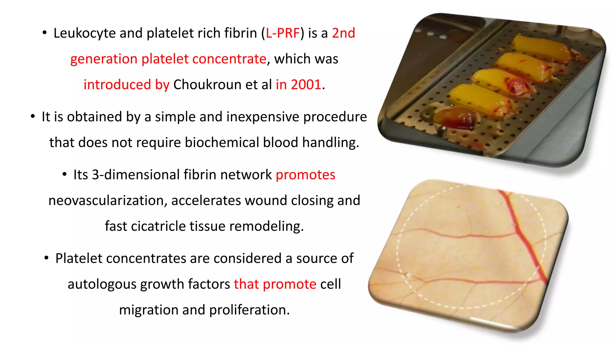 L-PRF for increasing the width of keratinized mucosa around implants: A ...