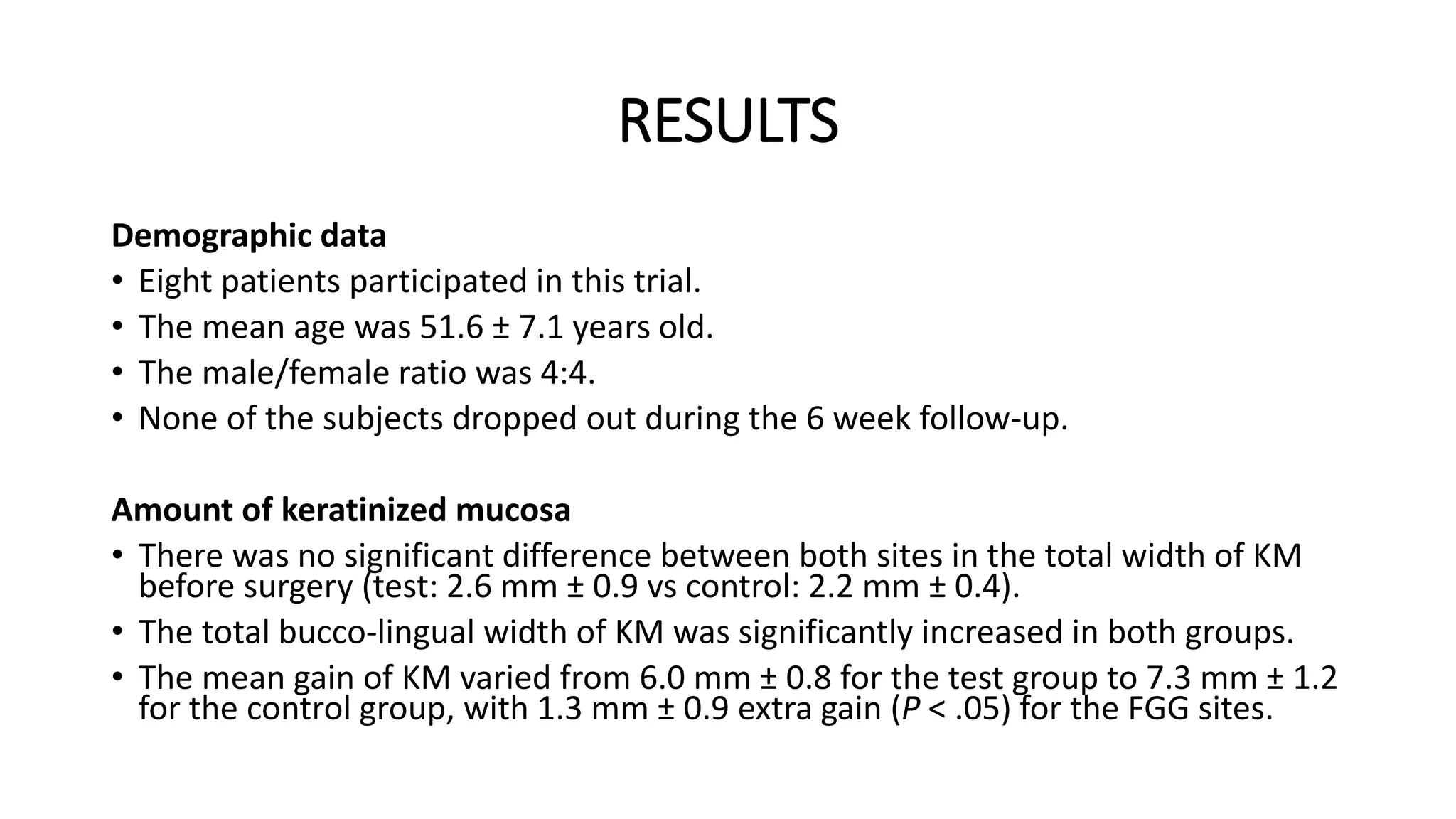 L-PRF for increasing the width of keratinized mucosa around implants: A ...